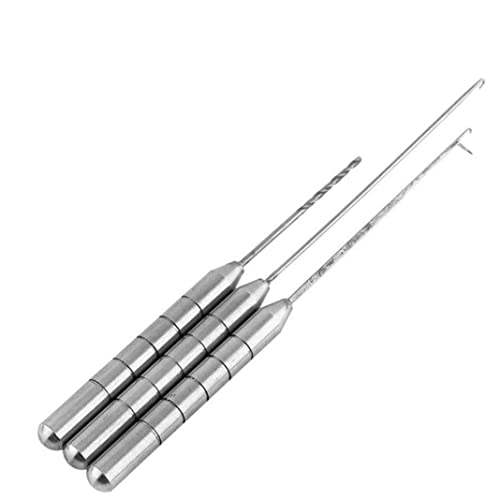 Tuimiyisou Bait Needles Stainless Steel Splicing Baiting Tackle Rig Tool Fishing Accessories 3PCS Fishing Accessories-Other Tool Accessories