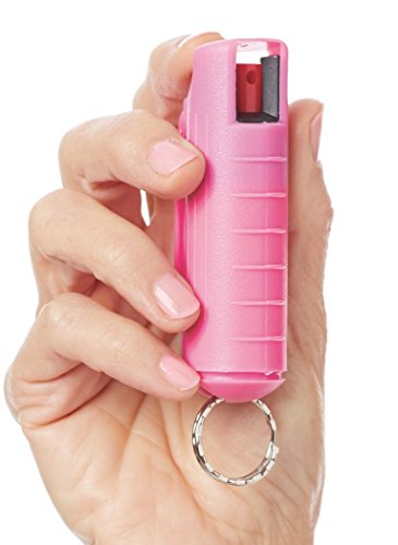 PS Products 1/2 oz Pepper Spray with Hardcase & Keyring, Pink
