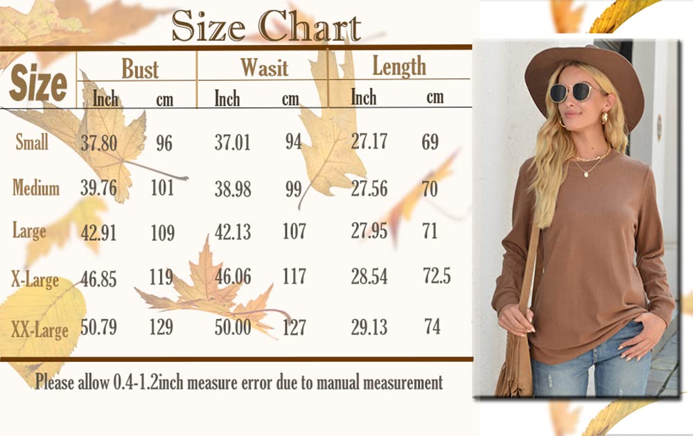 Sweatshirts for Women Crewneck Sweaters Pullover Winter Clothes Grey S