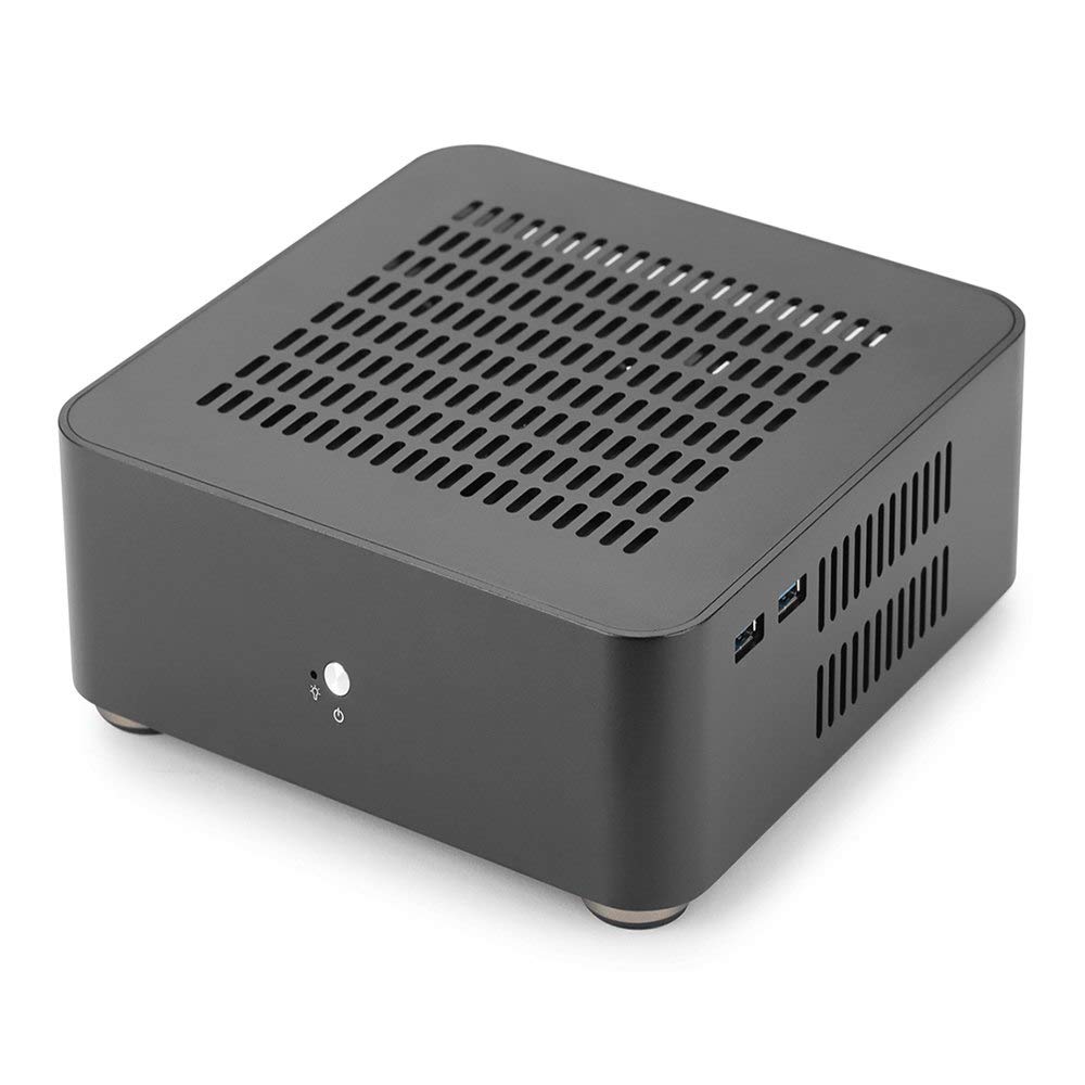 RGEEK Top Cover with Holes, Aluminum Mini ITX Computer Case PC Case HTPC