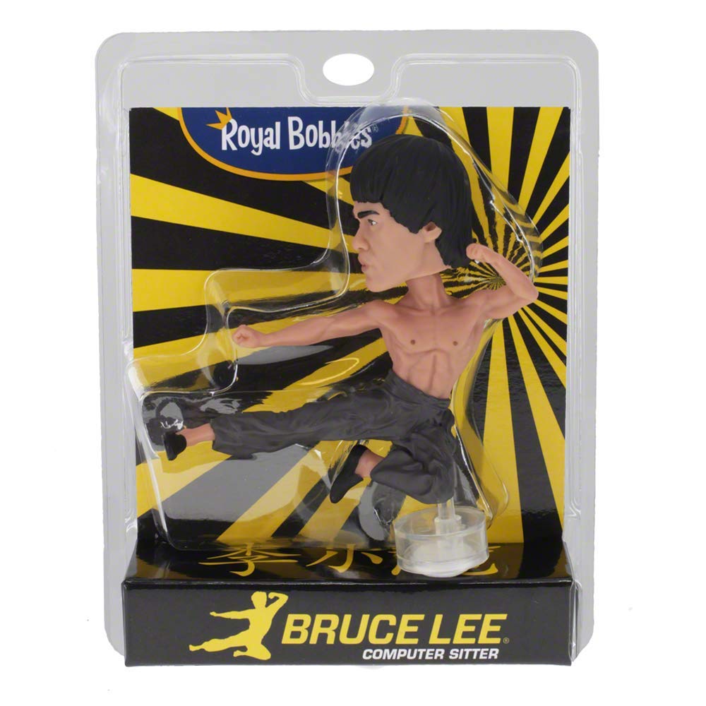 Royal Bobbles Bruce Lee Computer Sitter Bobblehead