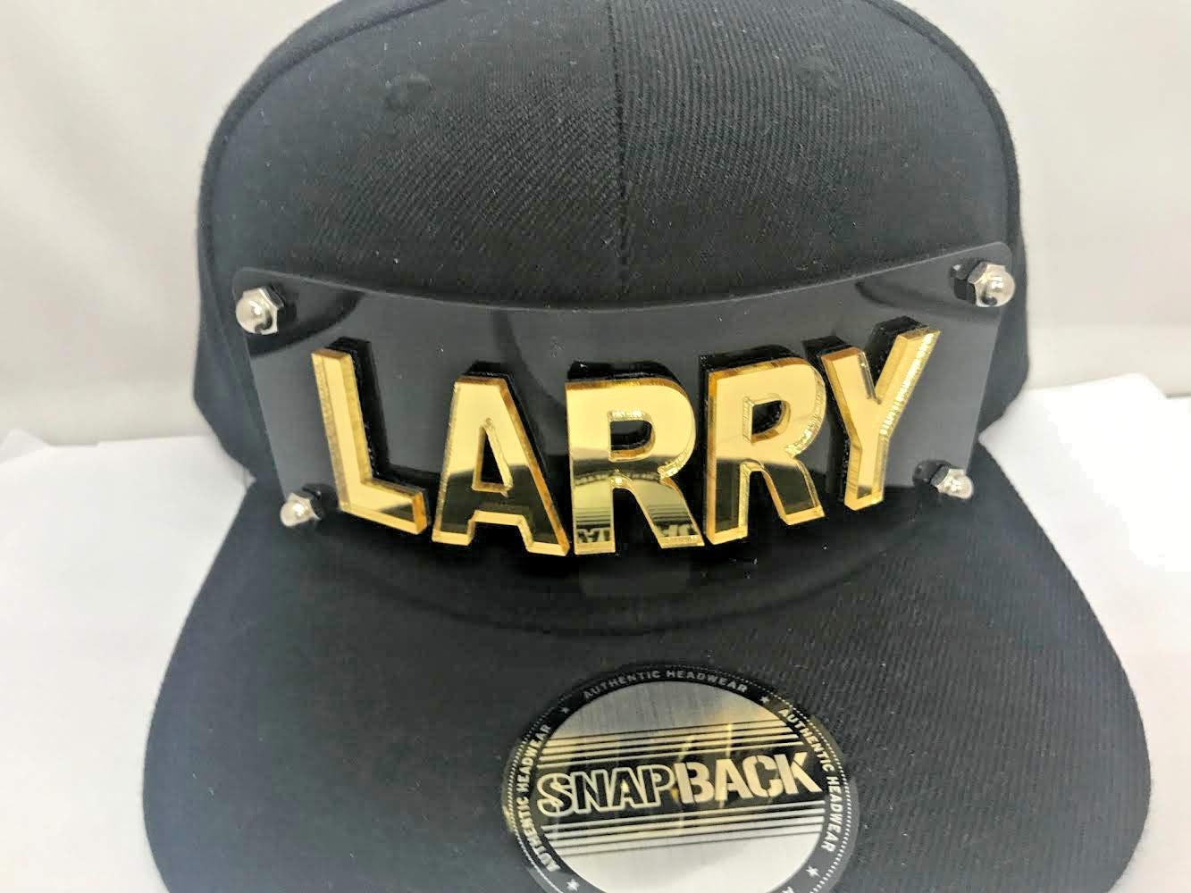 Personalized Custom Snapback Hat Six Panel Flat Bill Snap Back Hat Cap with Laser Cut Graffiti Letters, Custom Made to Order, Comfortable and Unique, Great Gift, an Exclusive Creation