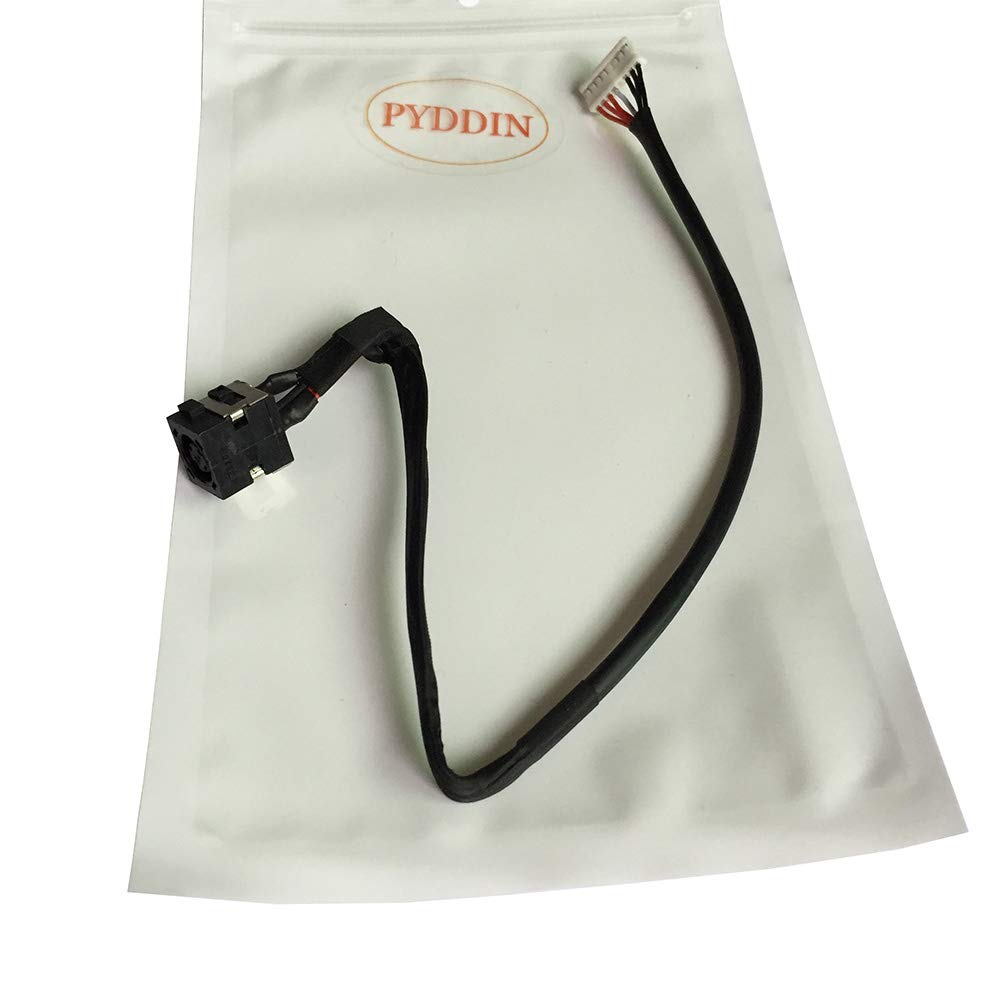 PYDDIN New Laptop DC Power Jack with Cable/Harness for Dell Inspiron 15 7557 7559 5577 5576 Y44M8 0Y44M8, DC Charging Socket Connector