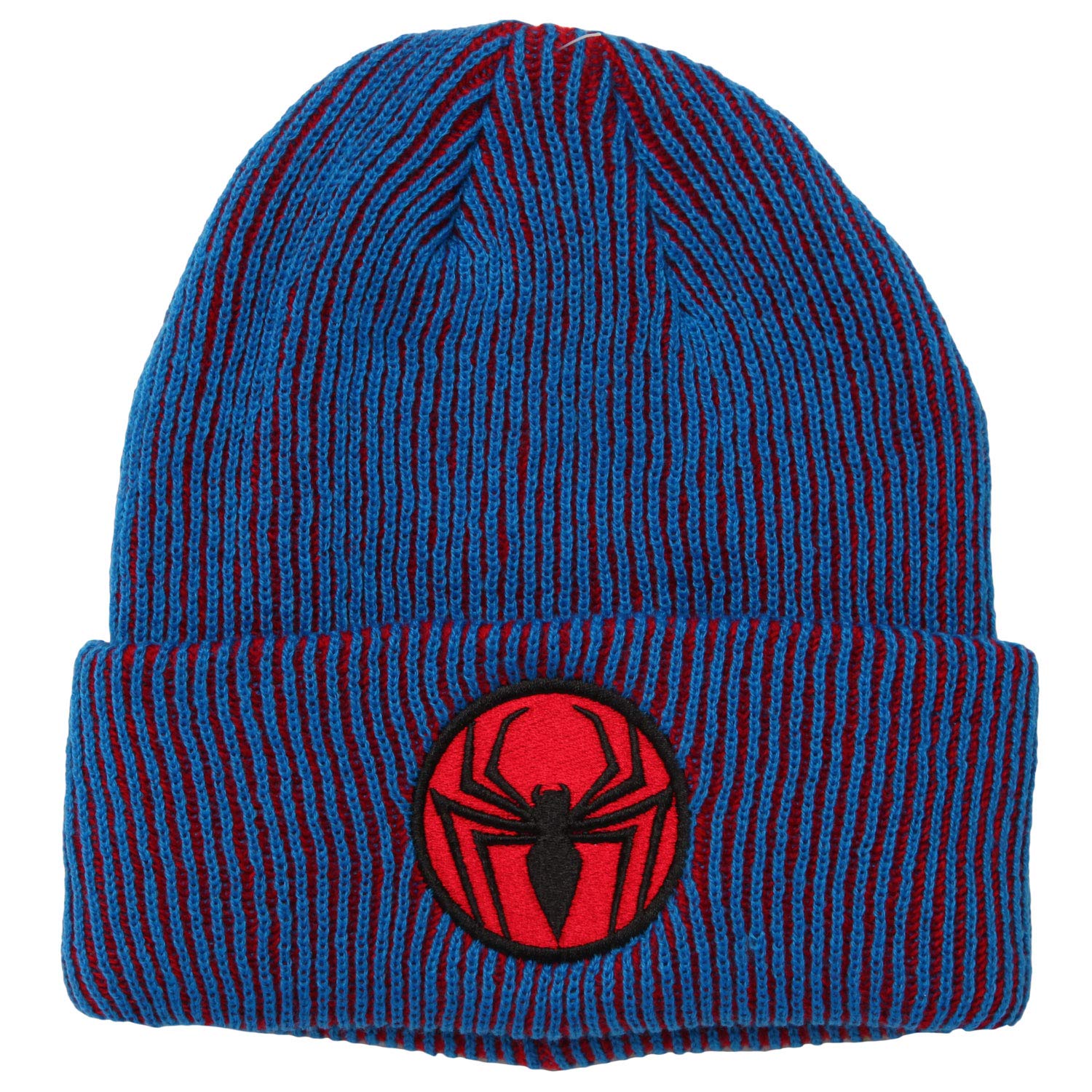 Spider-Man Logo Adult Beanie (Red & Blue)
