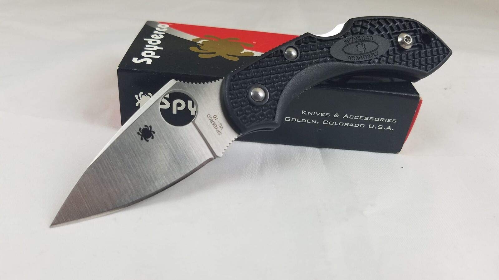 PIÑATAS OLE Dragonfly 2 Lockback VG-10 Folding Blade Black FRN Handle Knife 28PBK2 716104002634