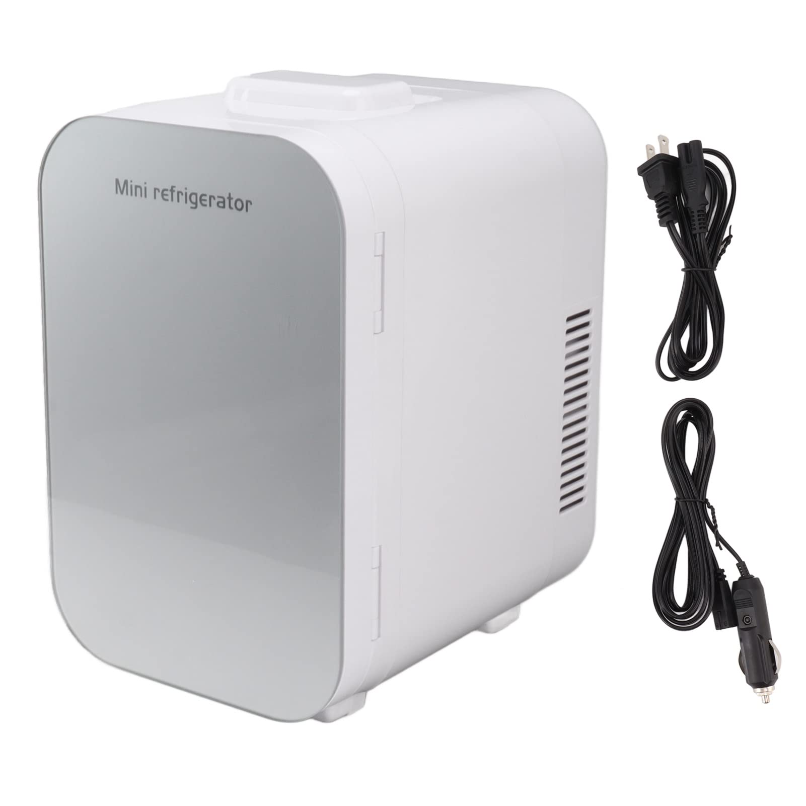 Portable Personal Fridge, Compact Sliver Multifunctional Compact Fridge Cooler Low Noise for Home(#1)