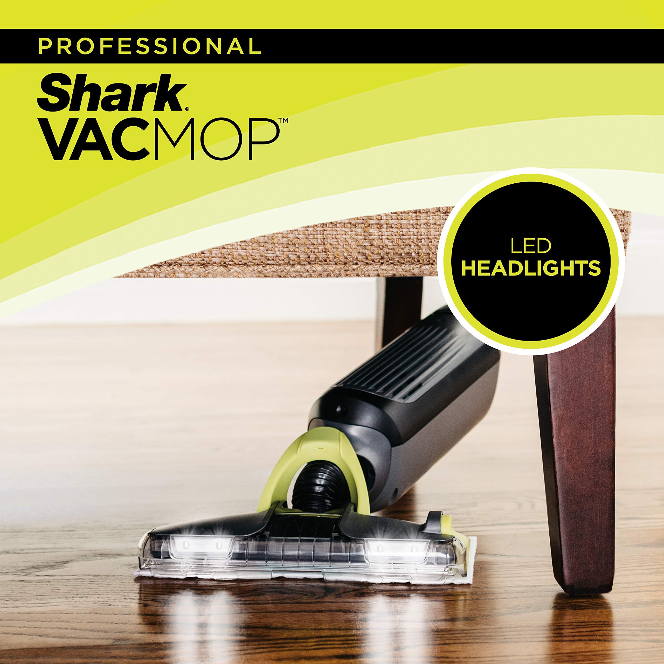 Shark VACMOP Pro Cordless Hard Floor Vacuum Mop with Disposable Pad, Charcoal Gray (Renewed) (VM252 Vacmop Charcoal Gray)