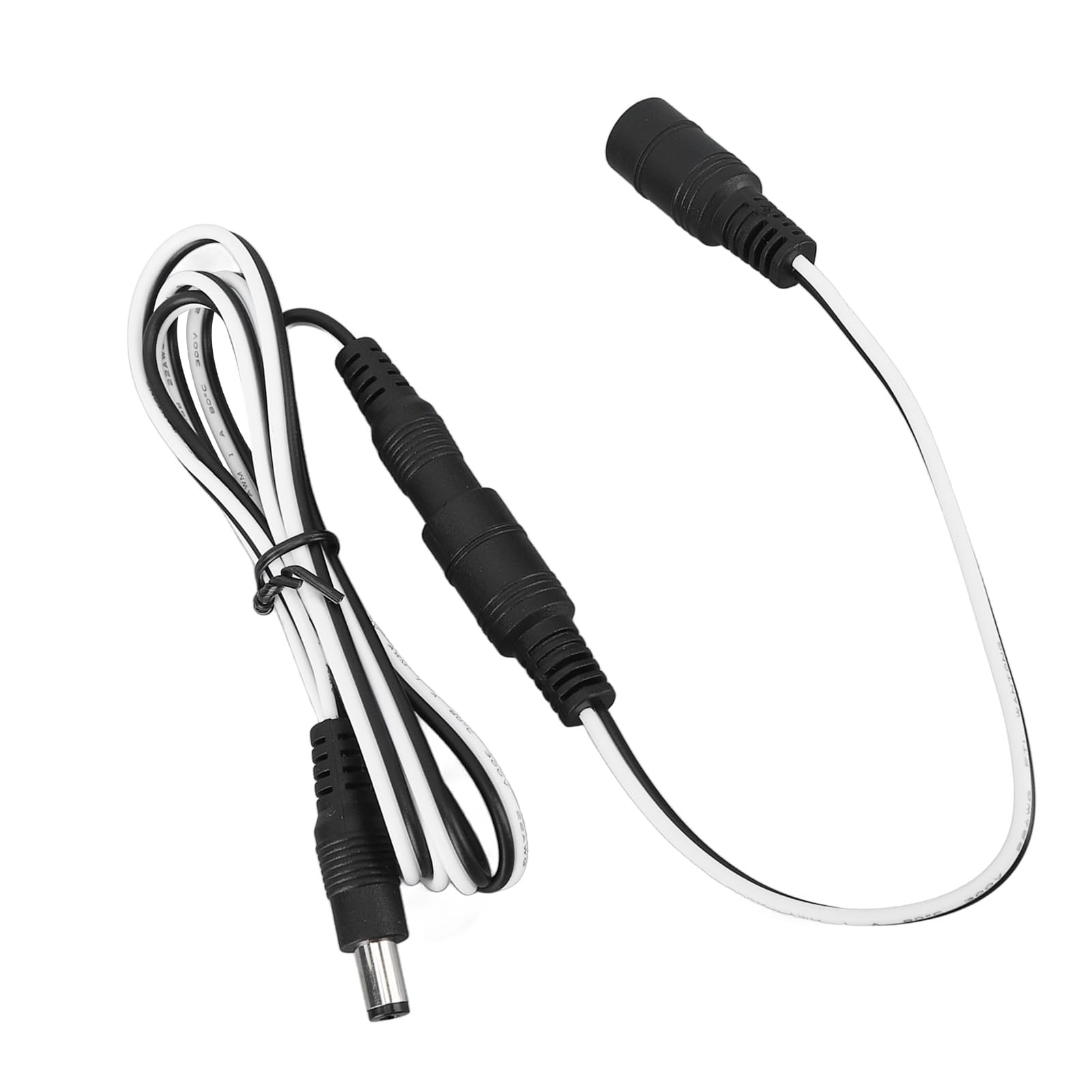 Solar Panel Extension Cable, High Safety Factor Plug and Play DC Extension Connector Cable for LED Lights (1m / 3.3ft)