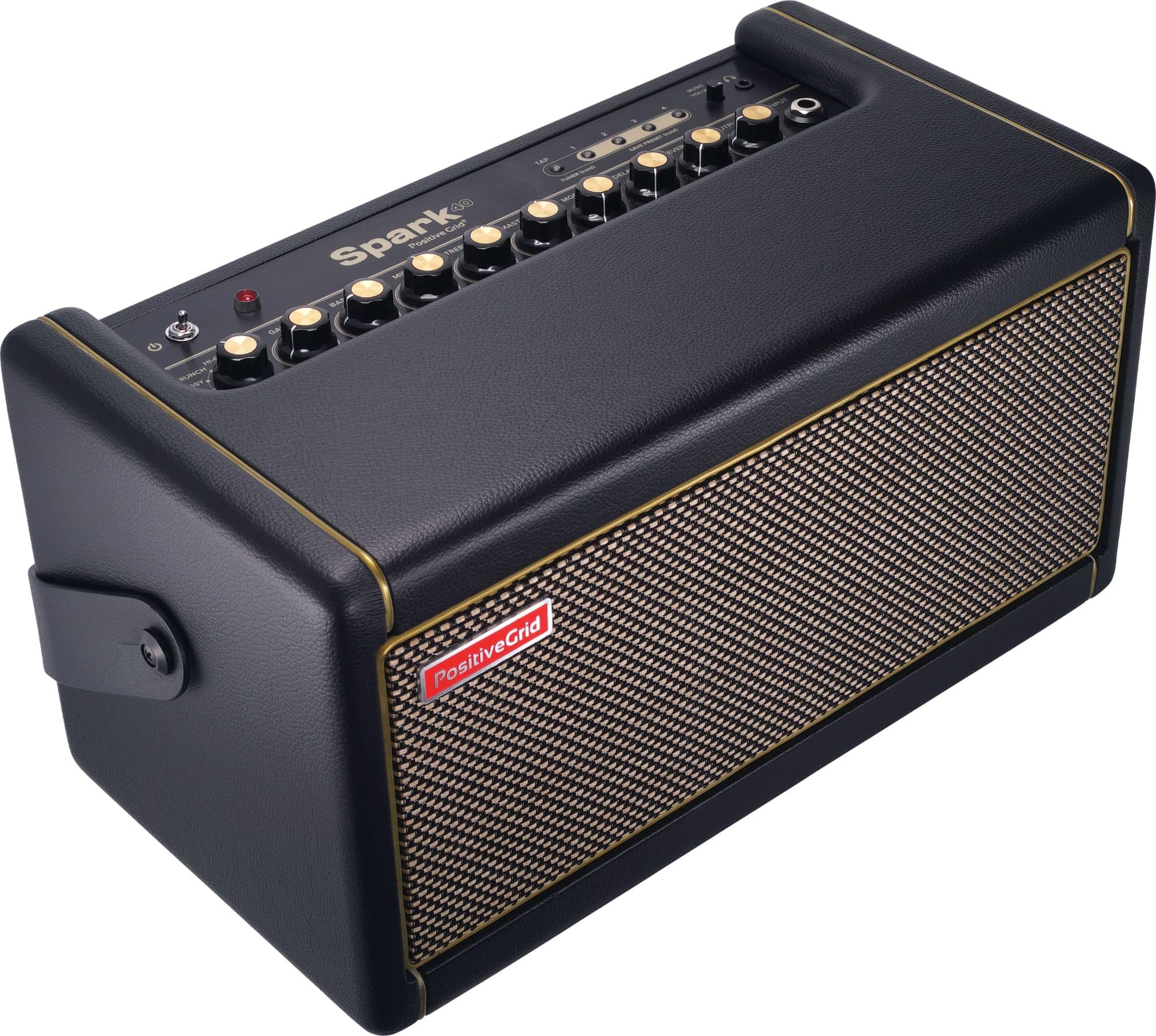Positive Grid Spark Guitar Amplifier + Traveler Bag Bundle - Electric, Bass and Acoustic Guitar 40-Watt Combo Amp Including Spark Mobile App