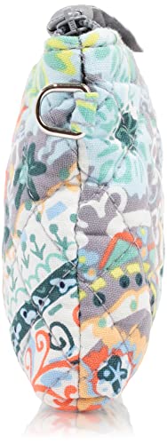 Vera Bradley Women's Women's Cotton Coin Purse, Citrus Paisley - Recycled Cotton, One Size