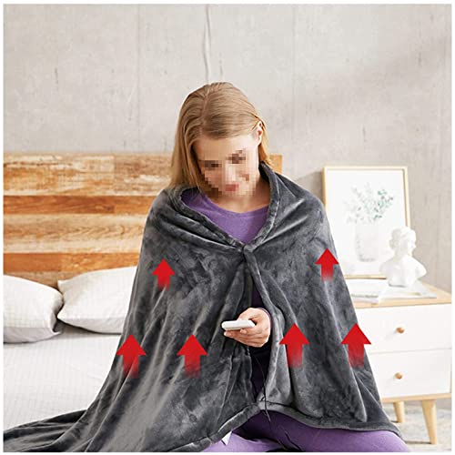 Sywlwxkq Heating Pad Blanket Portable, Adjustable Three Levels Heating,Large Area Fever Electric Lap Blanket Throw, The Whole Can Be Washed Heated Blanket Throw Electric