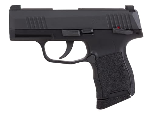 Sig Sauer P365 4.5mm Steel BB Cal. CO2-Powered Semi-Automatic Air Pistol - 20rd BB Magazine & Green High Visibility 3-Dot Fixed Sights Included