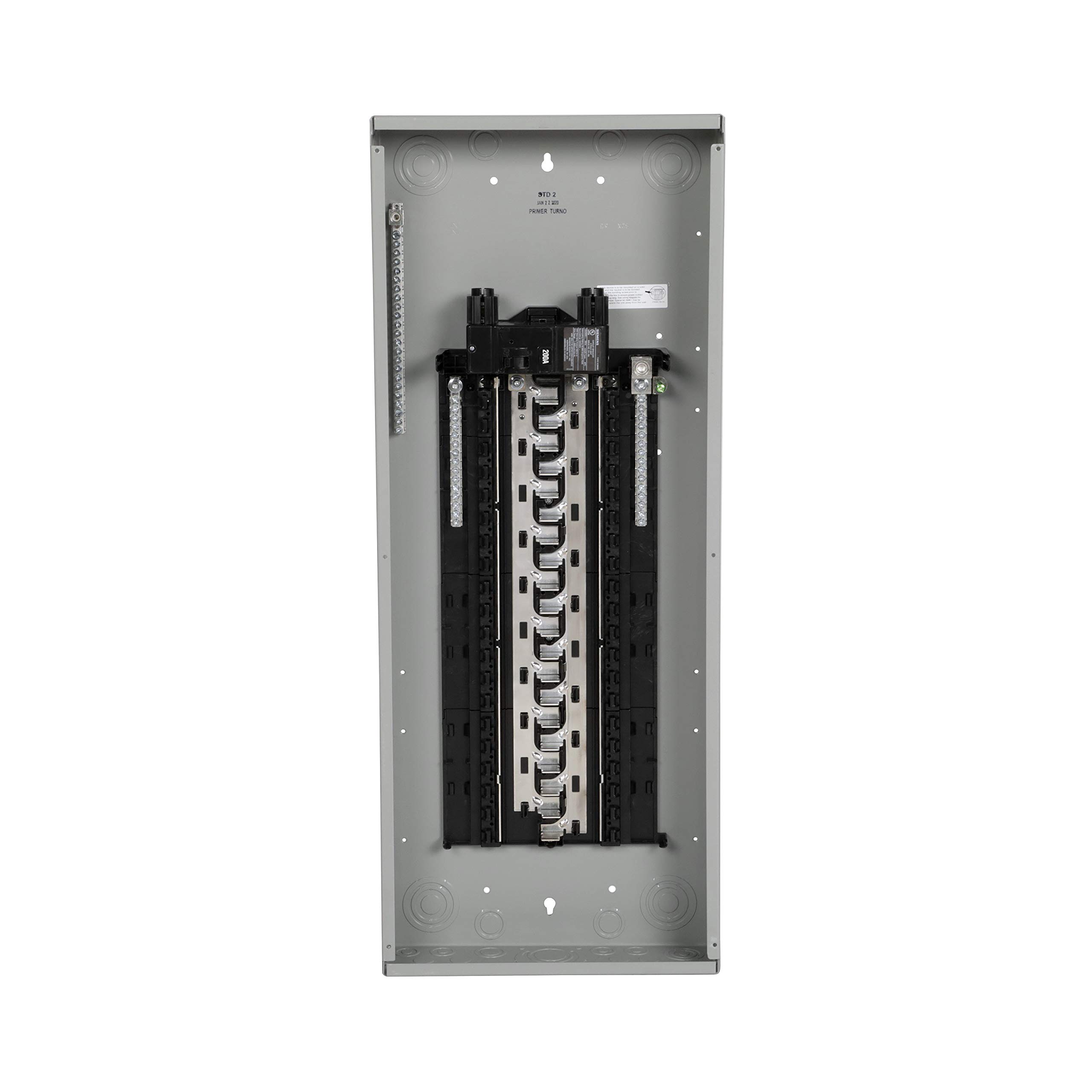 SN Series 200 Amp 40-Space 40-Circuit Main Breaker Plug-On Neutral Indoor Load Center