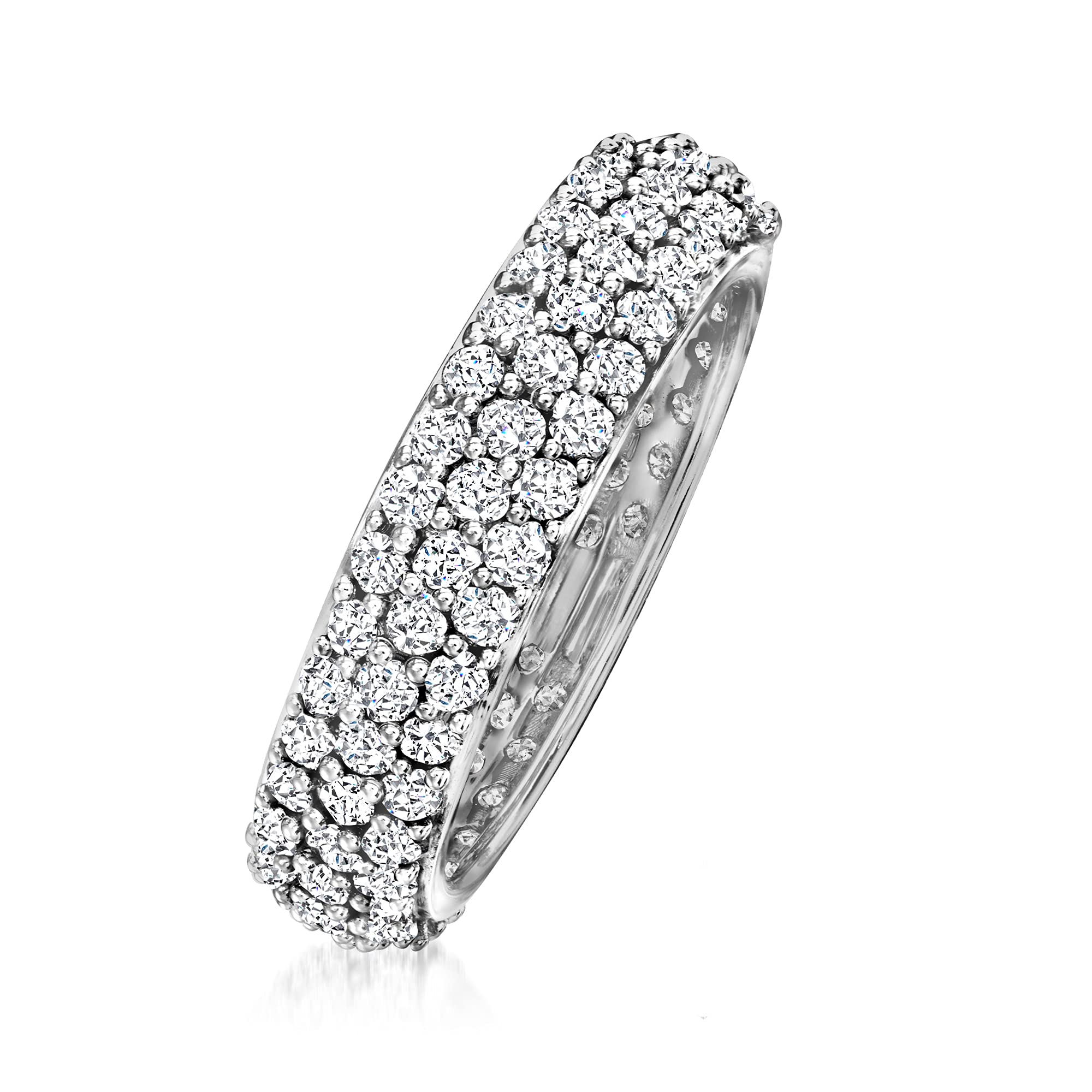 Ross-Simons Pave Diamond Eternity Band in 14kt Gold