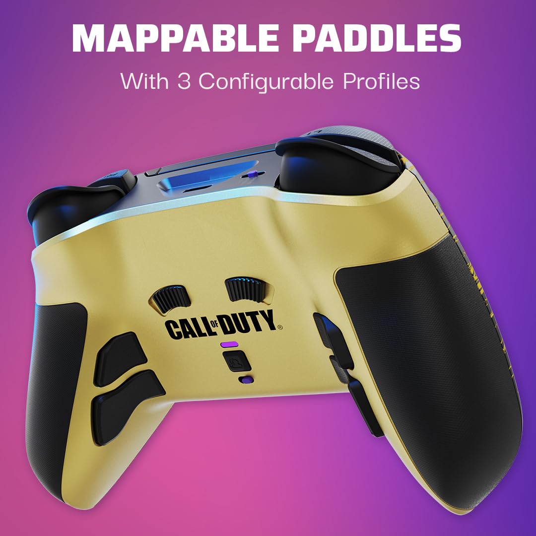 PDP Call of Duty Modern Warfare 2 Victrix Pro BFG Wireless PlayStation 5 Controller for PS4/PS5/PC - COD MW2 Las Almas Golden Cartel Edition