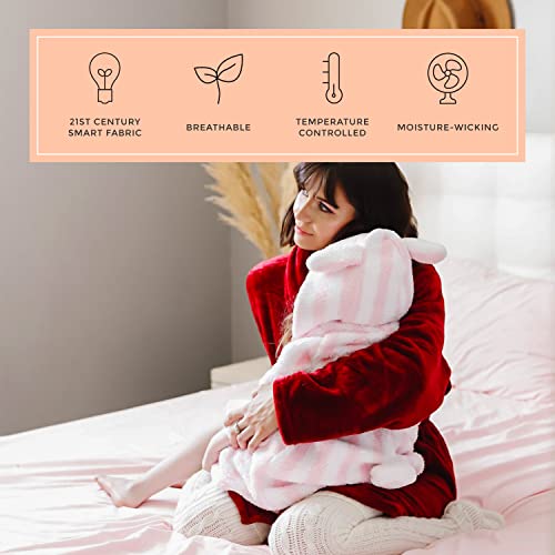 PeachSkinSheets Cotton Candy Pink Sheet Set - 1500tc Level of Softness - Extra Soft Cooling Sheets for Hot Sleepers and Night Sweats - Full Size