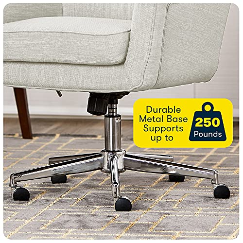 Serta "Ashland" Home Office Chair, Cozy Ivory