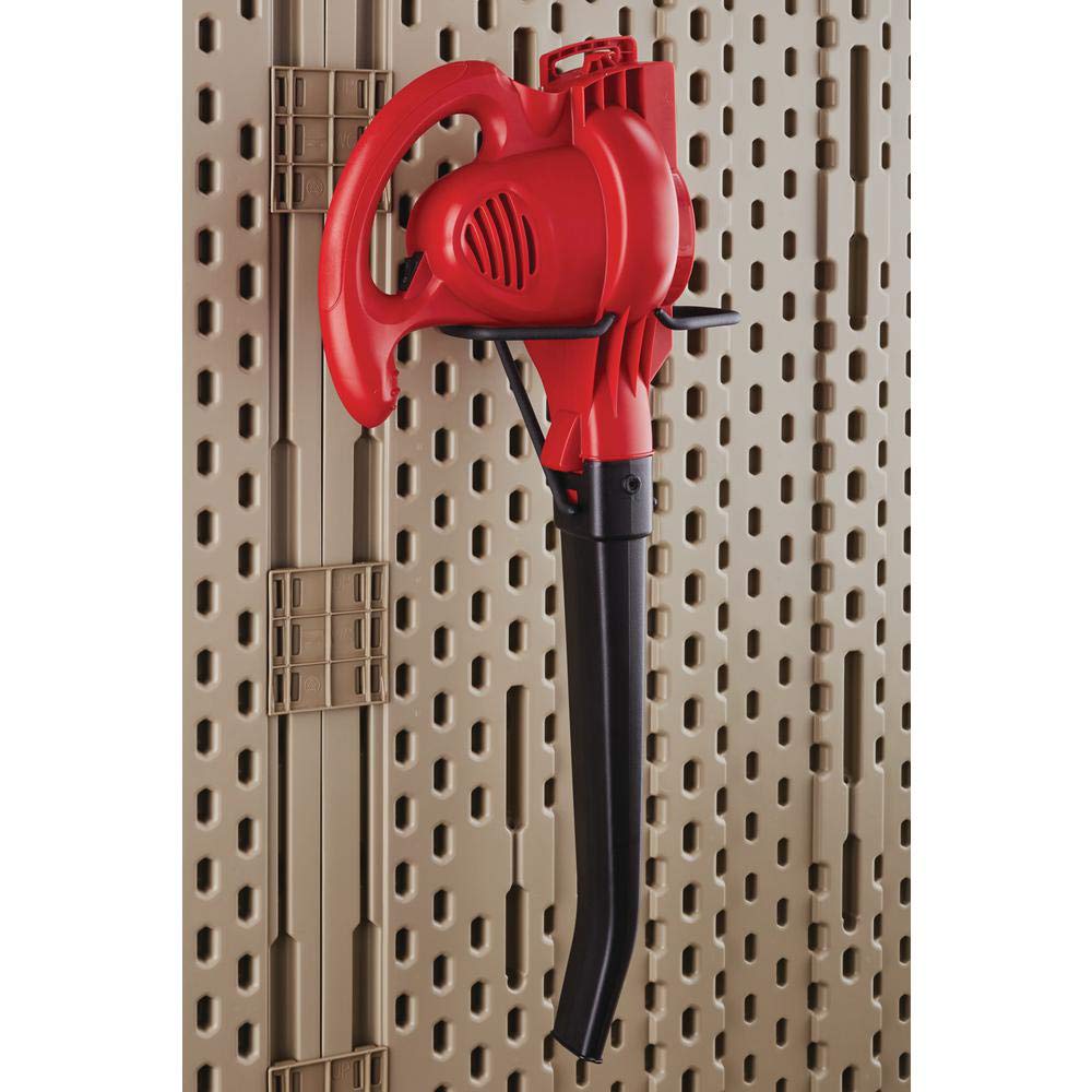 Rubbermaid Heavy Duty Metal Storage Shed Space Saving Large Easily Mounted Power Tool Holder, Holds Up to 20 Pounds with Adjustable Hook (6 Pack)
