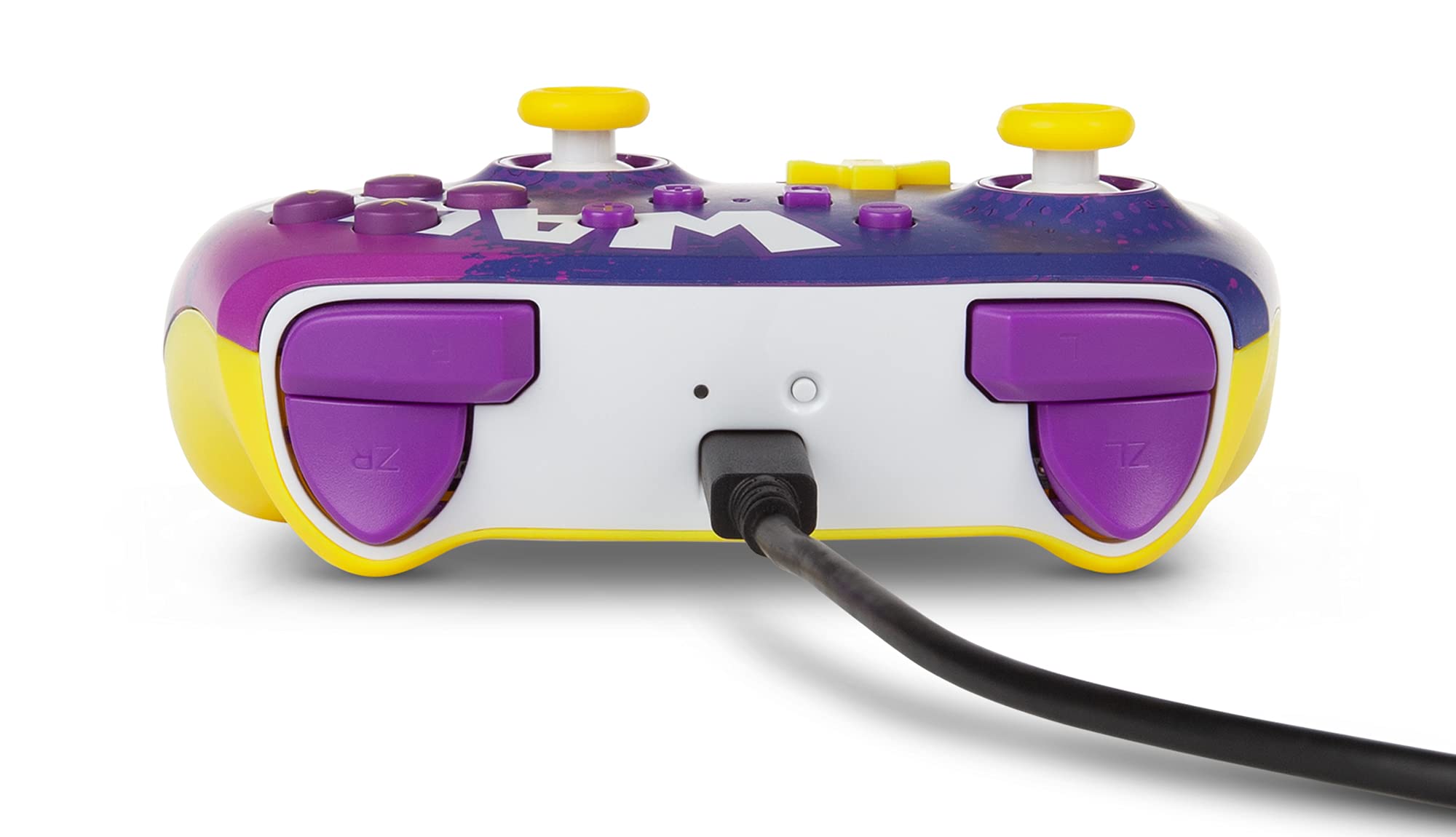 PowerA Enhanced Wireless Controller for Nintendo Switch - Waluigi, Nintendo Switch Lite, Gamepad, game controller, Bluetooth controller, rechargeable