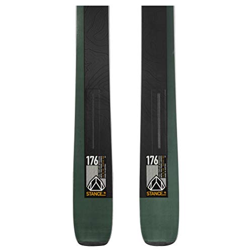 Salomon N Stance 90 Ski - Dark Green/Black/White 182