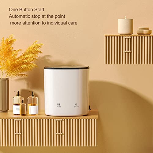 VTOSEN Portable Mini Washing Machine, 4.5L Household Underwear & Socks Washer, Blue Light, US 100β240V, Ideal for Apartments - Compact Laundry Solution