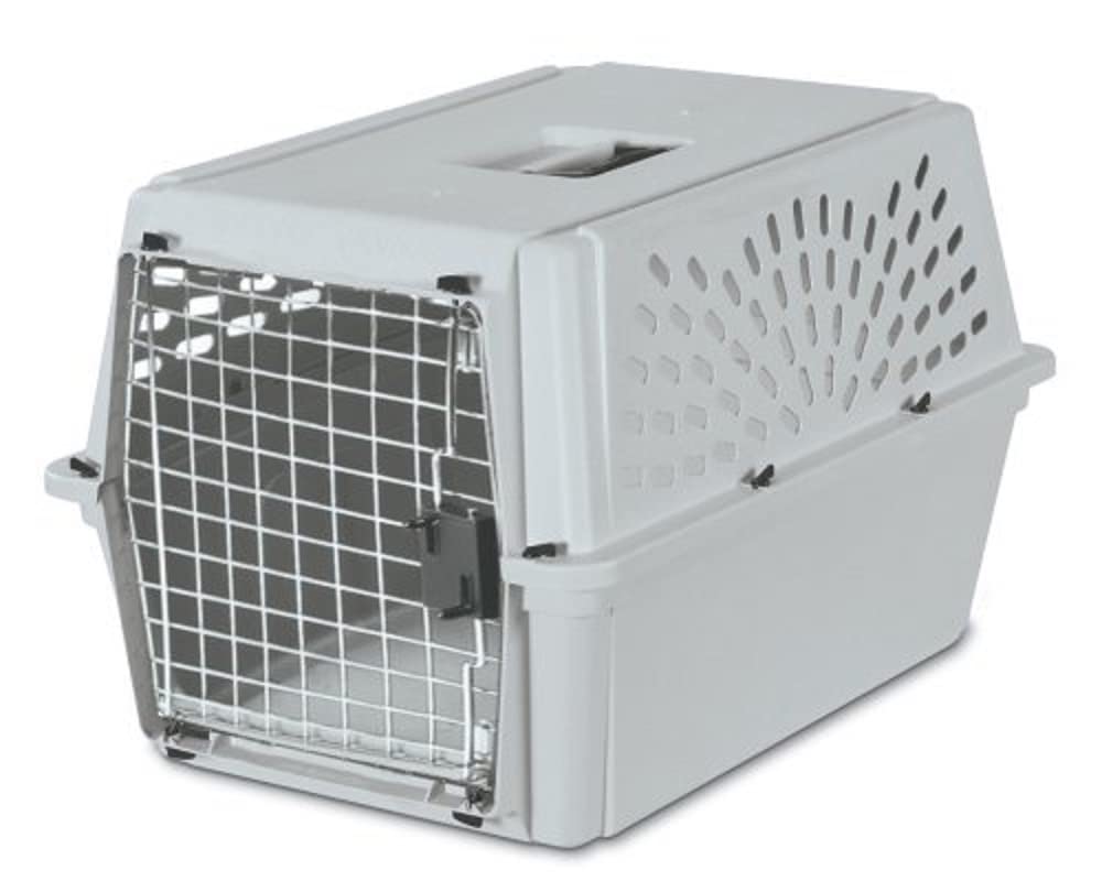 Petmate Medium Traditional Kennel, Light Gray