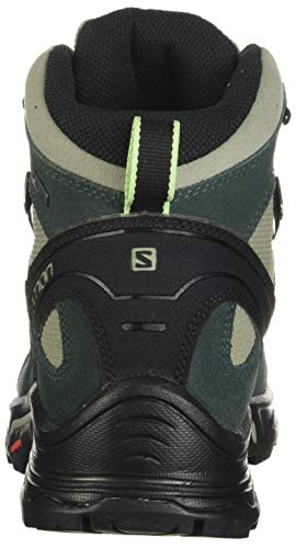 Salomon Quest Prime Gore-TEX Hiking Boots for Women, Shadow/Green Gables/Patina Green, 7.5