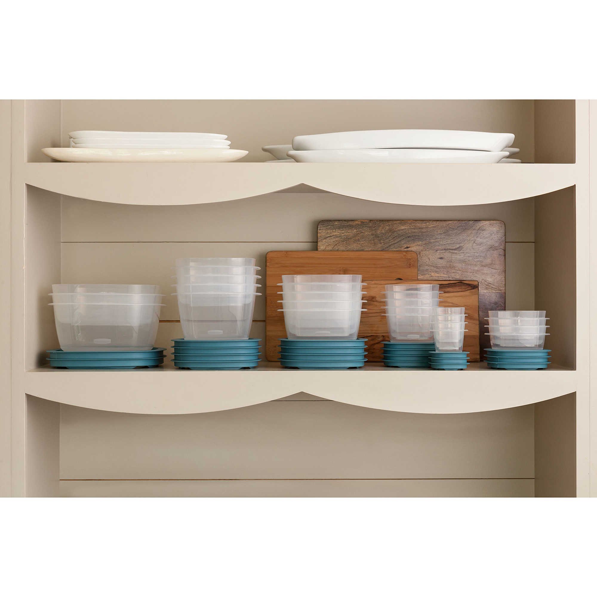 Rubbermaid Flex & Seal Food Storage Container Set with Easy Find Lids 42-Piece set