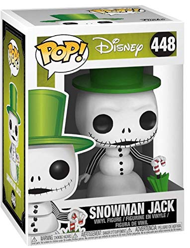 POP Disney: The Nightmare Before Christmas - Snowman Jack Funko Vinyl Figure (Bundled with Compatible Box Protector Case)