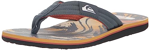 Quiksilver Men's Molokai Layback II Flip Flop Sandal, Grey 1 233, 7