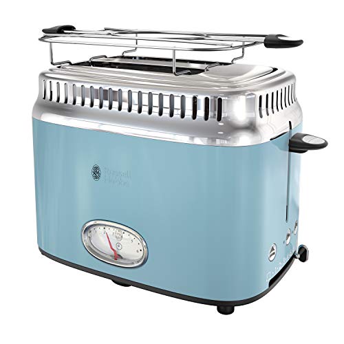 Russell Hobbs TR9150BLR Retro Style 2-Slice Toaster, Heavenly Blue