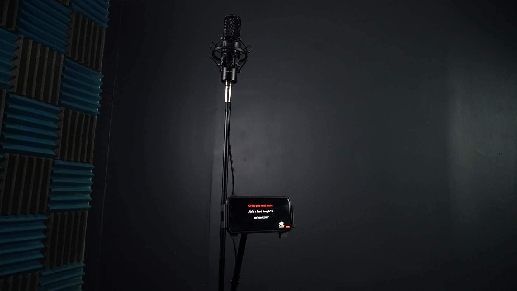 Rockville GIGSTAND Dual Microphone Stand with (2) Mic Clips and Detachable Boom