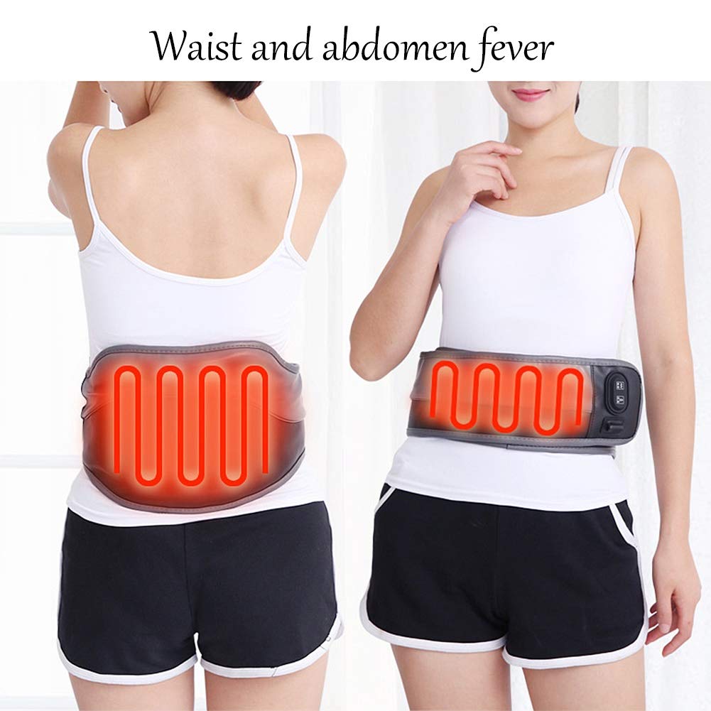 TANGIST Vibration Massage Lumbar Brace Calorific Adjustable For Women And Men Pain Relief And Injury Prevention Sciatica Backache
