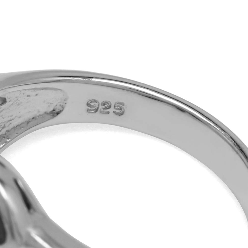 Silvershake 1.59ct. 5 Stone Natural Marquise Shape Peridot 925 Sterling Silver 3 Lines Leaf Ring Size 10