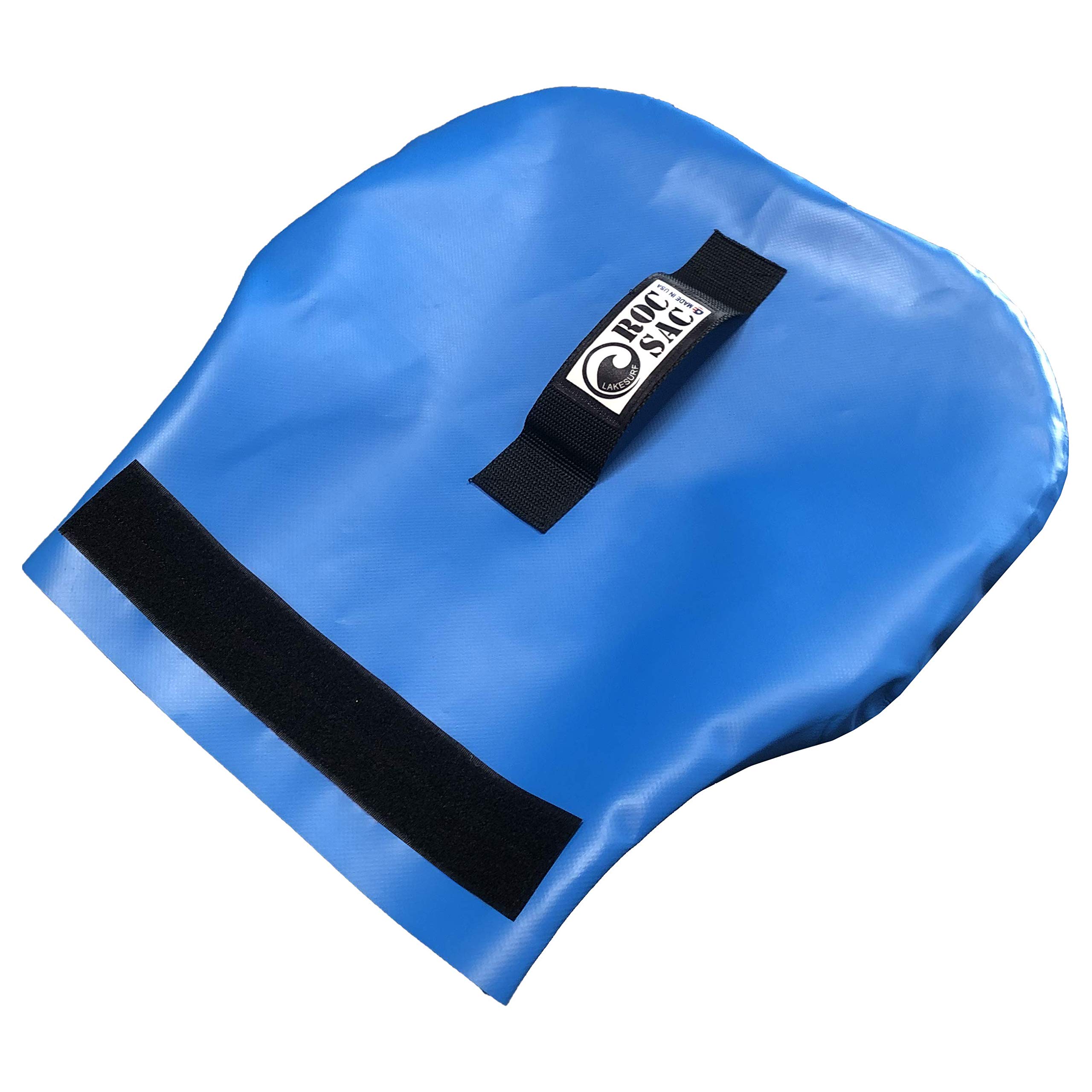 ROC SAC Ballast Bag, 40 to 60+ Pound Capacity, for Wakesurfing and Wakeboarding (Blue, Empty)
