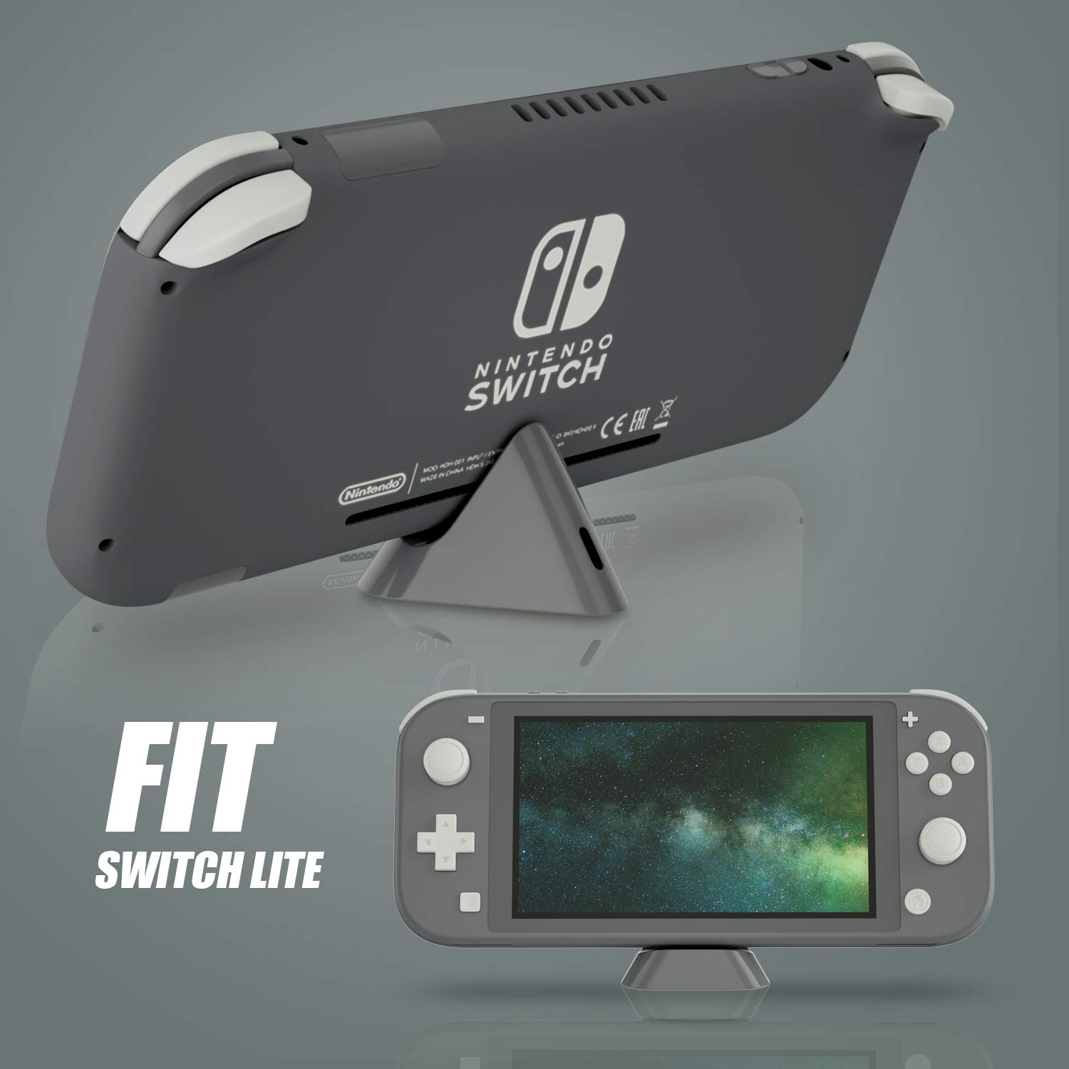 Switch lite Charger, Charger Station for Nintendo Switch lite with USB C Charging Cord - Turquoise