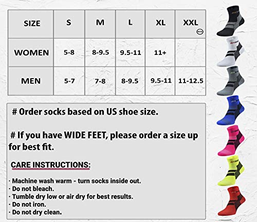 ZaTech Plantar Fasciitis Sock, Compression Socks - 2 pack (Grey/White, 2 pairs, X-Large)