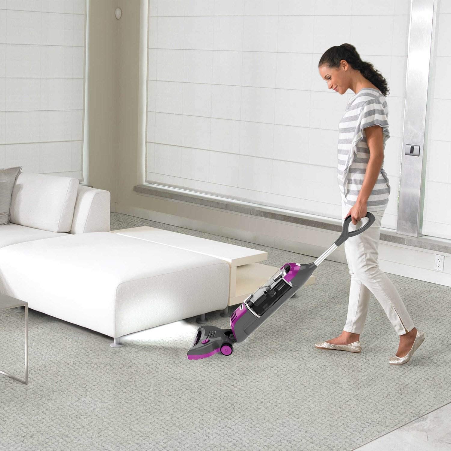 Shark Freestyle Cordless Stick Vacuum, Fuchsia SV1100 (Renewed)