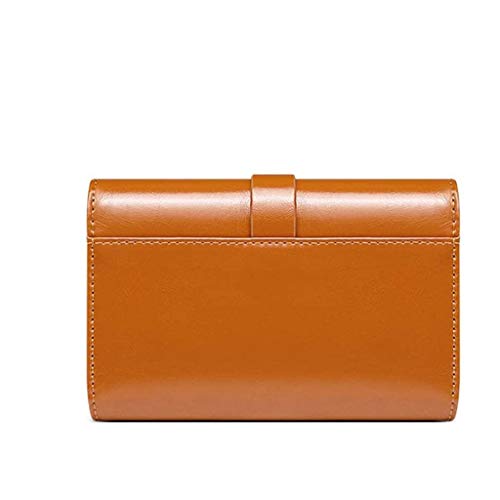 ZCGDP Leather Retro Section Bifold Multi Card Case Wallet with Zipper Pocket Shopping Vacation Credit Card Holder Organizer (Color : White-Patch Five-Pointed star4)