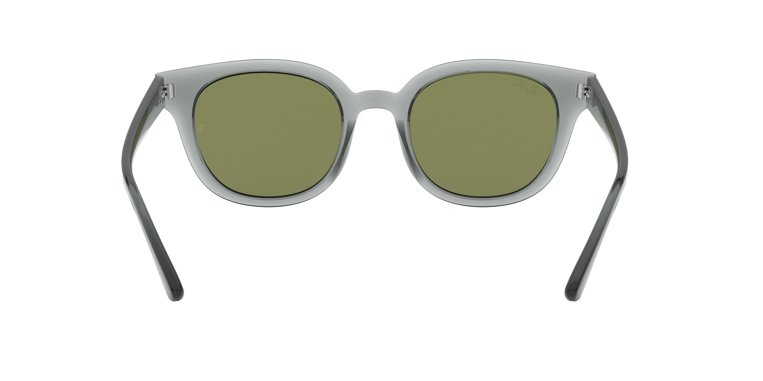 Ray-Ban Rb4324 Square Sunglasses, Transparent/Clear Gradient Grey, 50 mm
