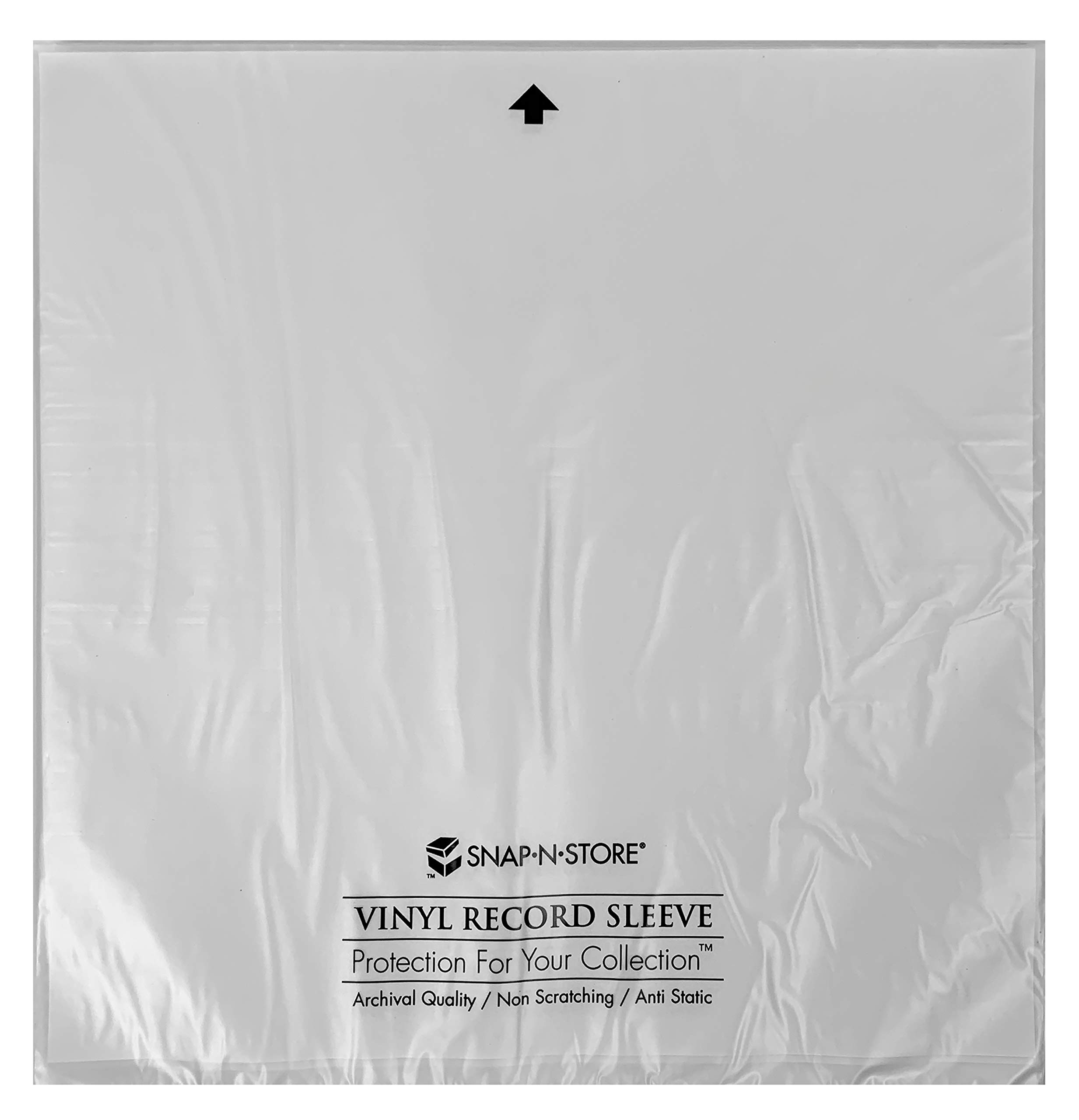 Snap-N-Store Vinyl Records Sleeves, Pack of 25 (SNS02073)