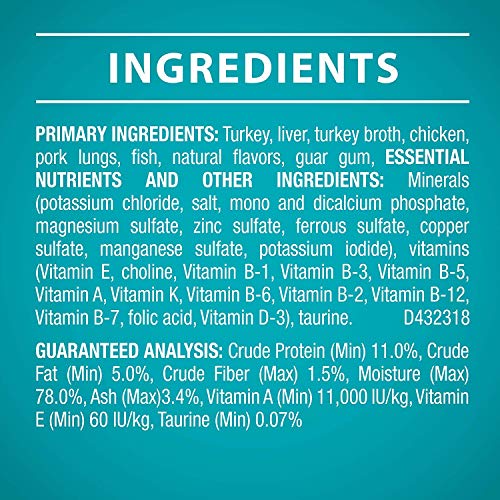 Purina ONE Grain Free Classic Turkey Recipe (12 CANS) (3 OZ Each)
