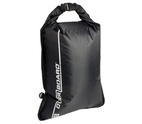 OverBoard Waterproof Dry Flat Bag, Black, 30-Liter
