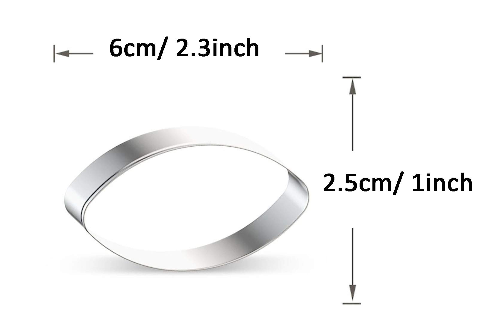 WJSYSHOP Mini Rugby American Football Cookie Cutter