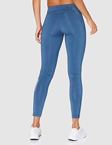 Salomon Women's Standard Agile Warm Tight, Dark Denim, X-Large