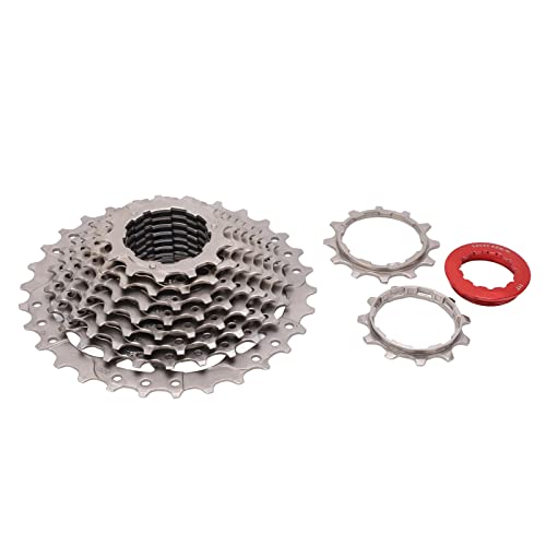 WESE 10 Speed Cassette, Anti Rust Steady Rotation 11β30T Road Bike Cassette Lightweight for Folding