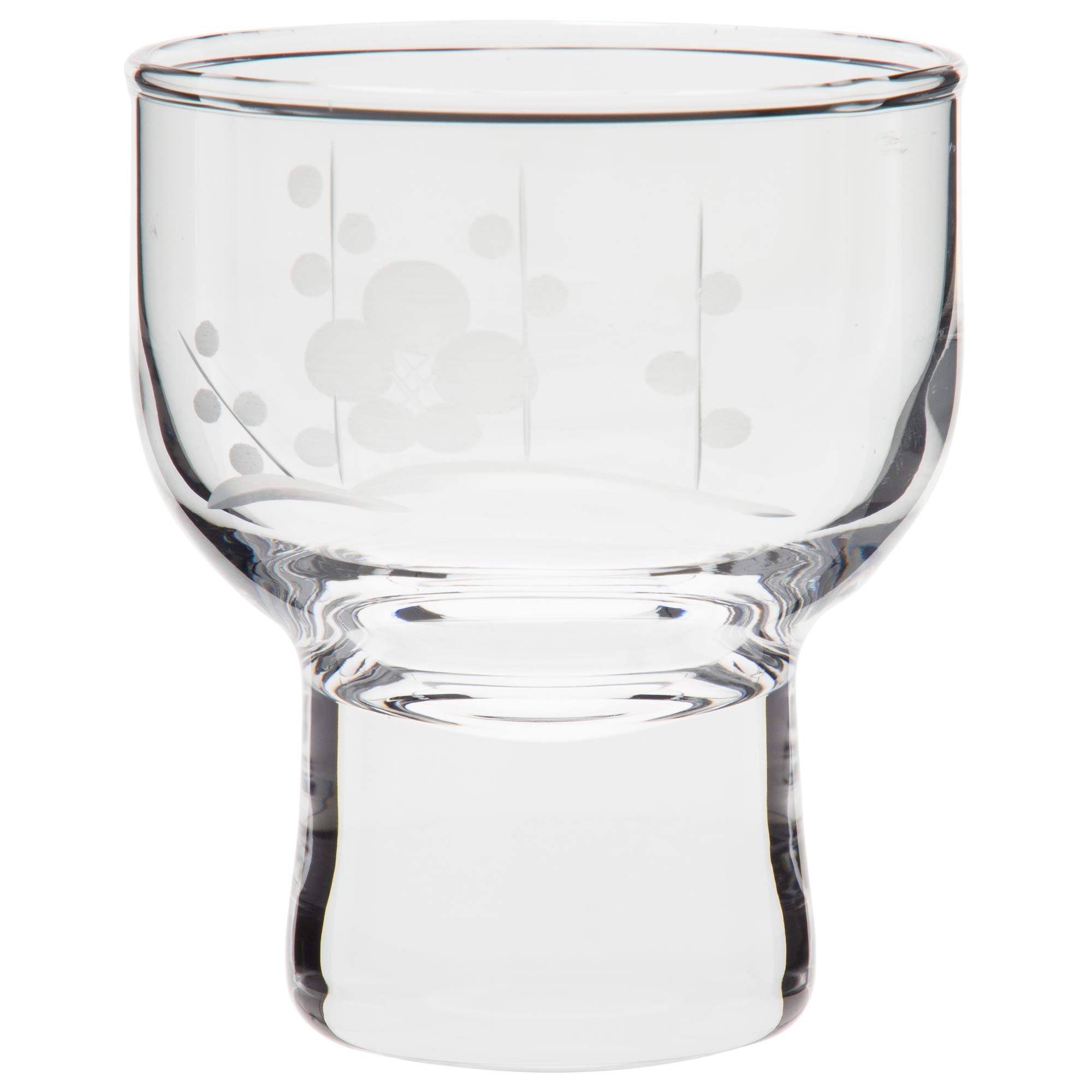 東洋佐々木ガラス Toyo Sasaki Glass 00301-76 Cold Sake Glass, 2.4 fl oz (70 ml), Kiriko Cup, Plum Kiriko Cup, Made in Japan