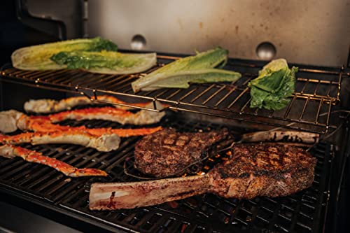 Weber Crafted Dual Sided Sear Grate, Porcelain Enameled Cast Iron