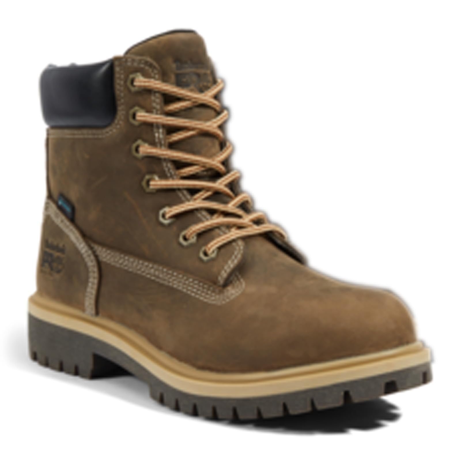 Timberland PRO Women's Direct Attach 6 Inch Steel Safety Toe Insulated Waterproof Industrial Work Boot, Turkish Coffee, 6 Wide