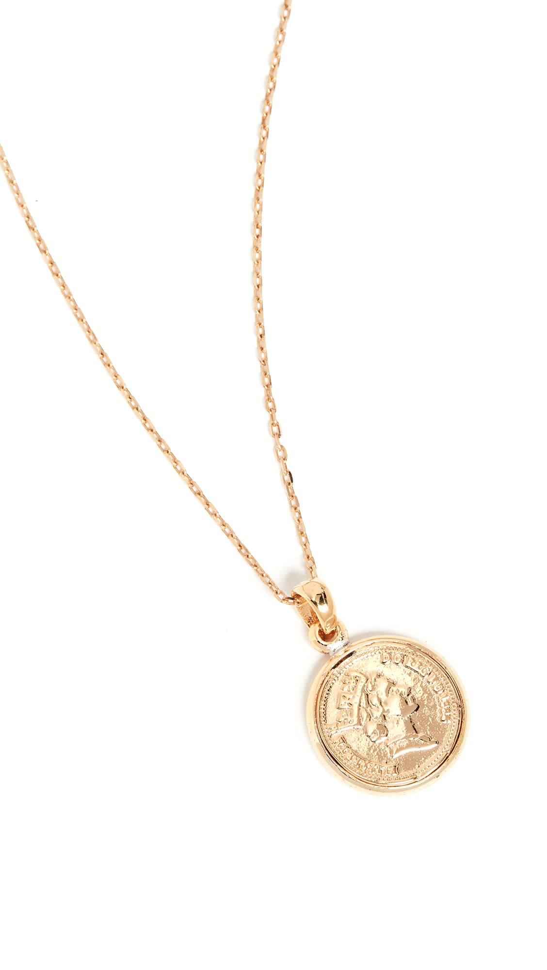 SHASHI Women's Baby Warrior Necklace, Yellow Gold, One Size